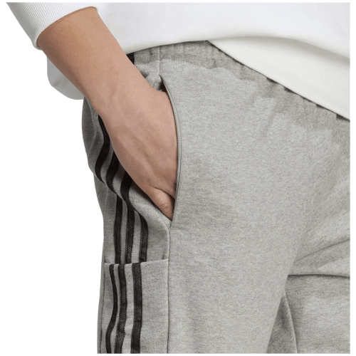 Adidas Essentials French Terry Tapered Elastic Cuff 3 Streifen Hose